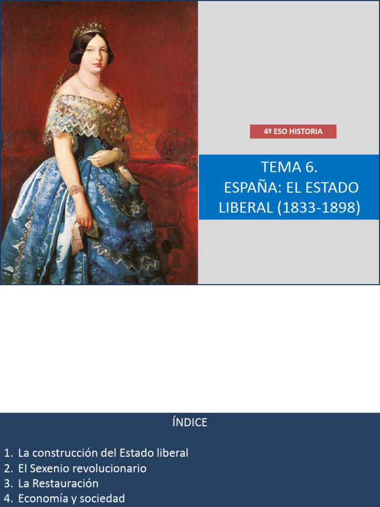el-estado-liberal | PDF | Gobierno de españa | Política de españa