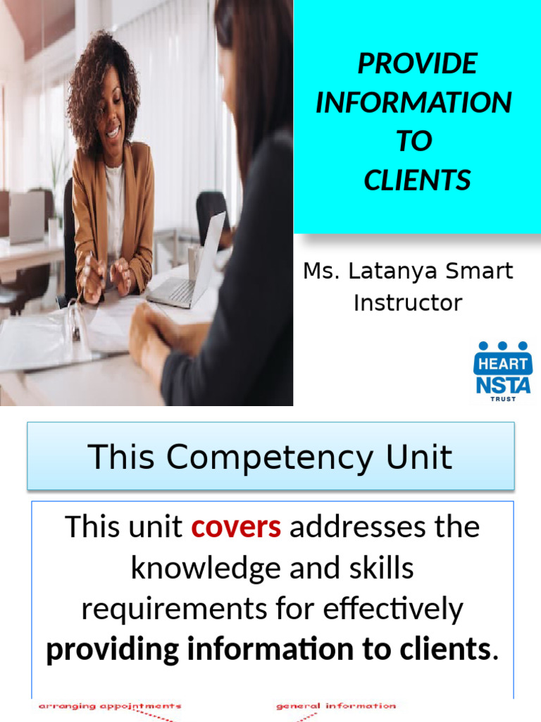 Client Information Service Essentials | PDF | Information | Information ...