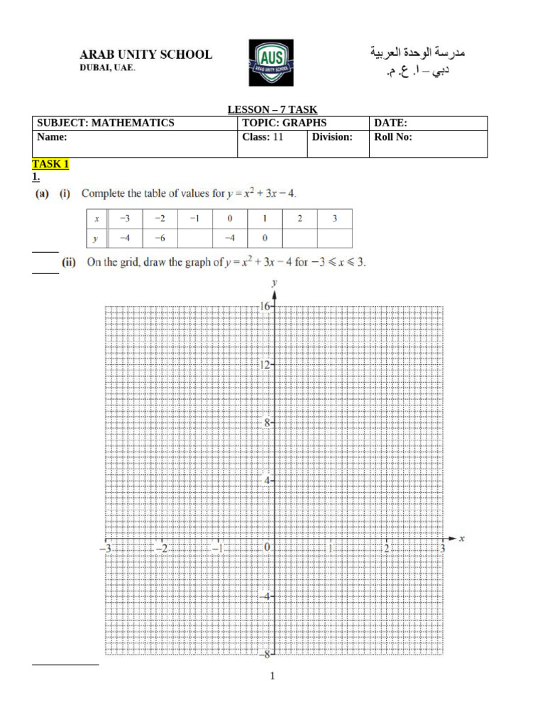 Lesson 7 Task | PDF