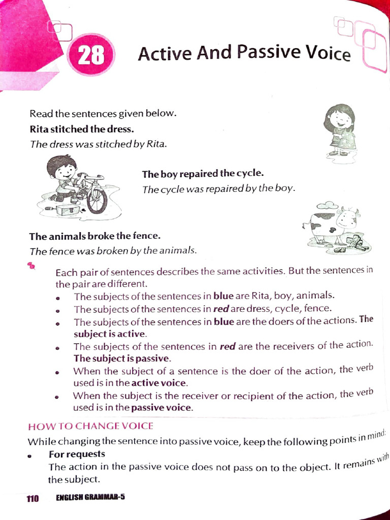Active and Passive Voice | PDF | Verb | Syntactic Relationships