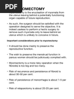 Patient Information Sheets Aagl All | PDF | Uterus | Surgery