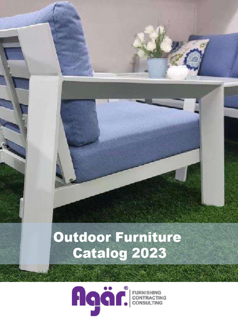 2023 Outdoor Aluminum Furniture Catalog | PDF | Materials