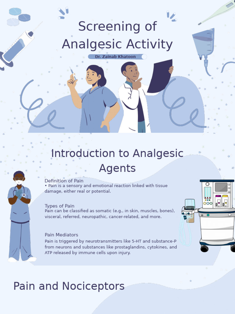 Introduction to Analgesic Agents | PDF | Pain | Analgesic