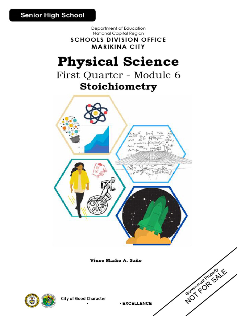 SHS - PHYSICAL SCIENCE 1 - Q1 - M6 - Stoichiometry | PDF | Stoichiometry | Mole (Unit)