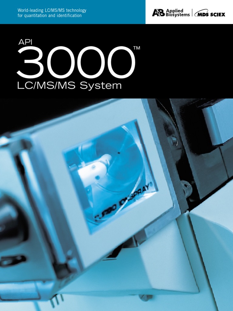 Api 3000 | PDF | Mass Spectrometry | Liquid Chromatography–Mass ...