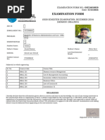 Exam Form - VBU | PDF