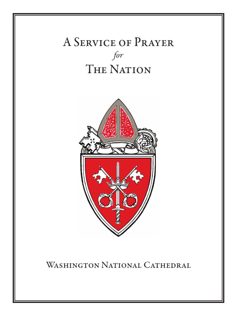 Trump inauguration: Service of Prayer for the Nation 2025 | PDF | Lord ...