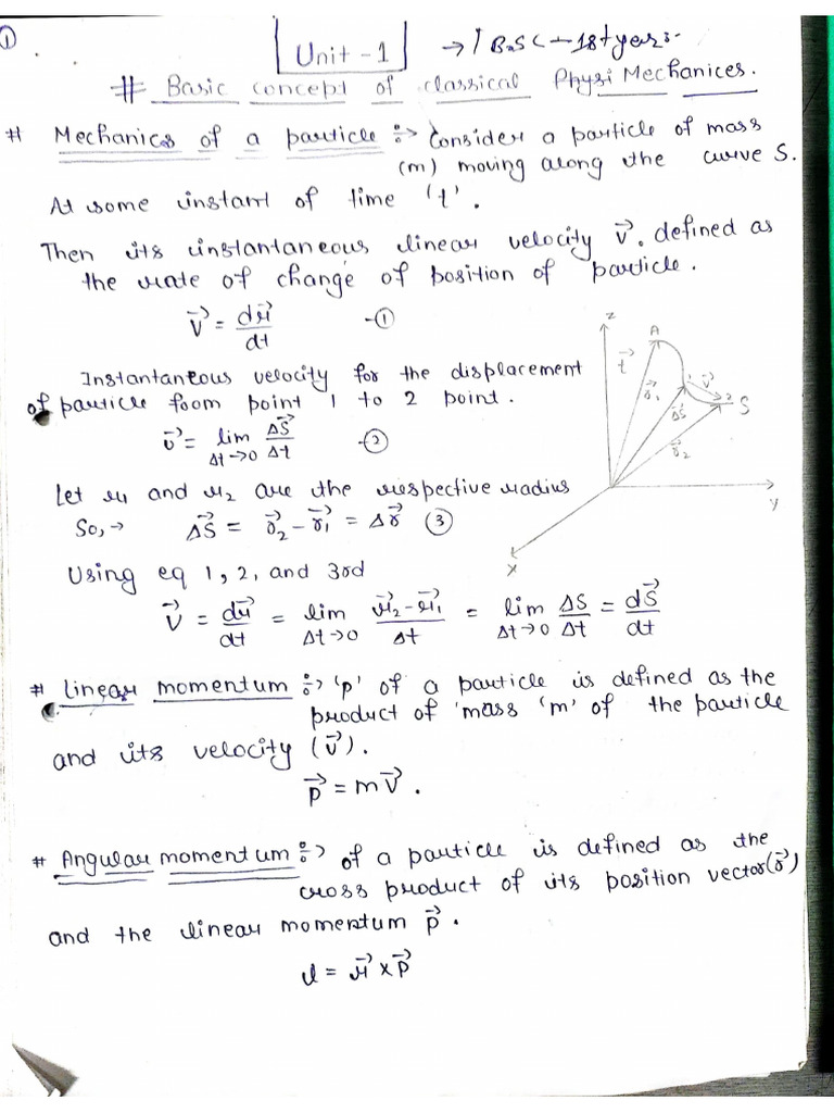 bsc-1st-sem-mechanics-physics | PDF