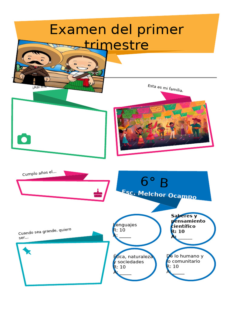 Caratula Del Examen | PDF