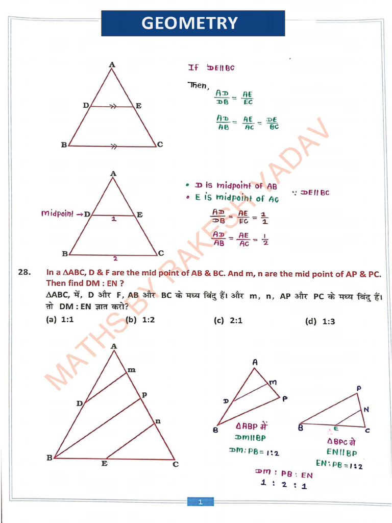 665709657bdc3_Geometry 10 Class Notes | PDF