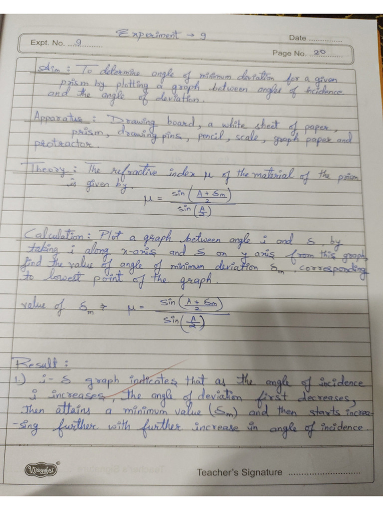 Physics 9th Practical | PDF