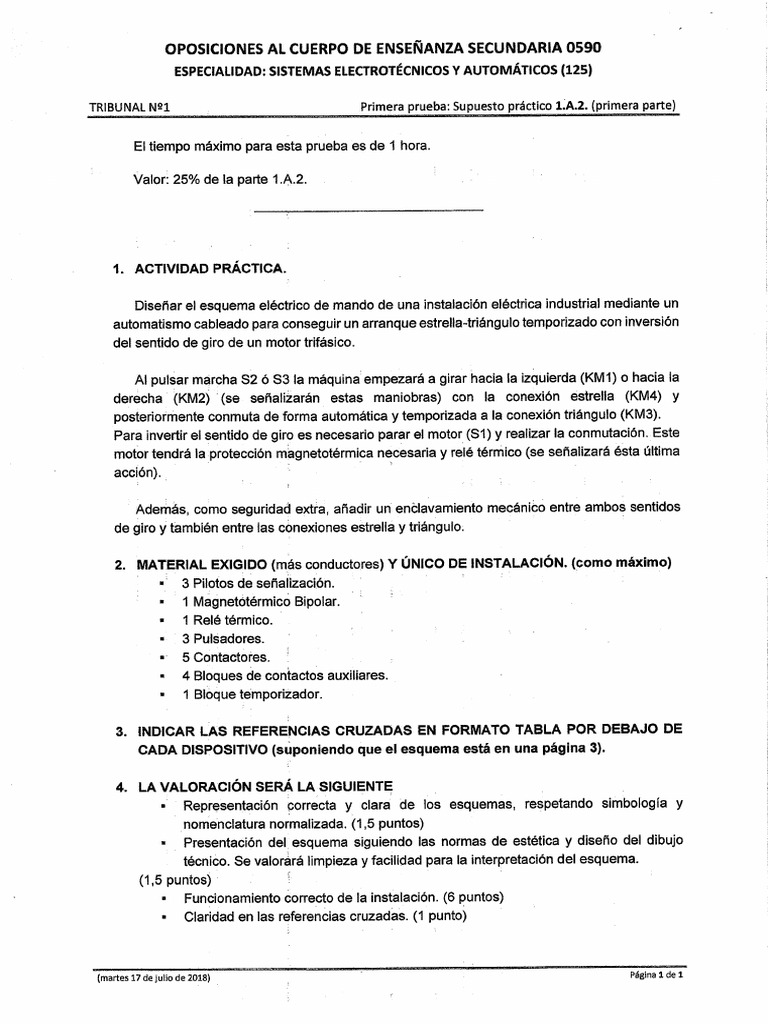 Ejercicio 1 Parte 1.A.2 EXTREMADURA 2018 - SEA | PDF