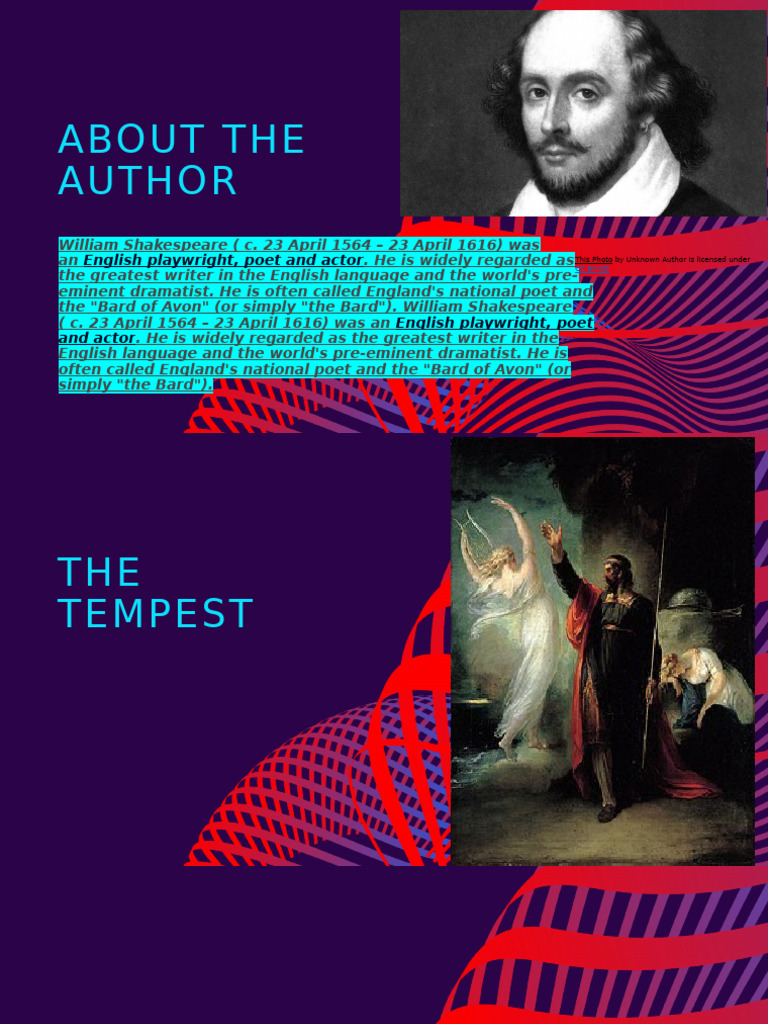 The Tempest: Characters & Summary | PDF