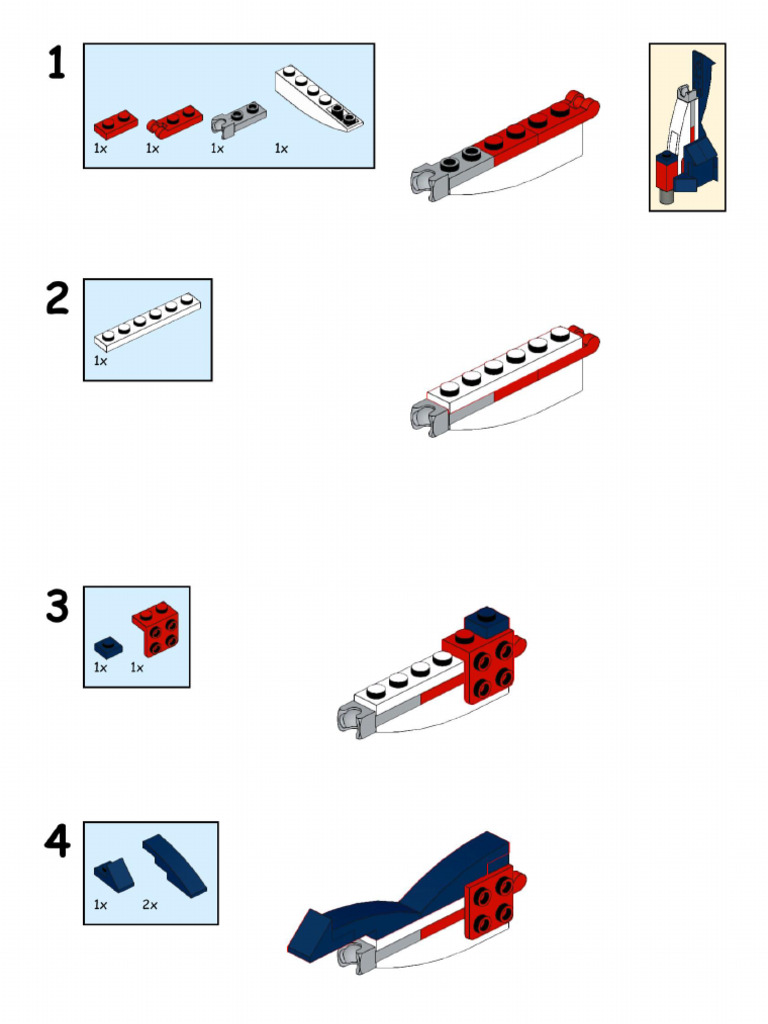 Lego Creator Set 31088 Alternative Build - Sonic Mech | PDF