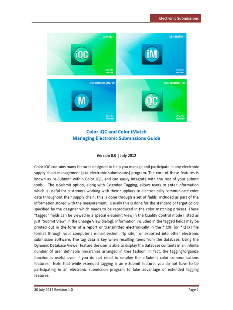 Electronic Submissions | PDF | Tag (Metadata) | System Software