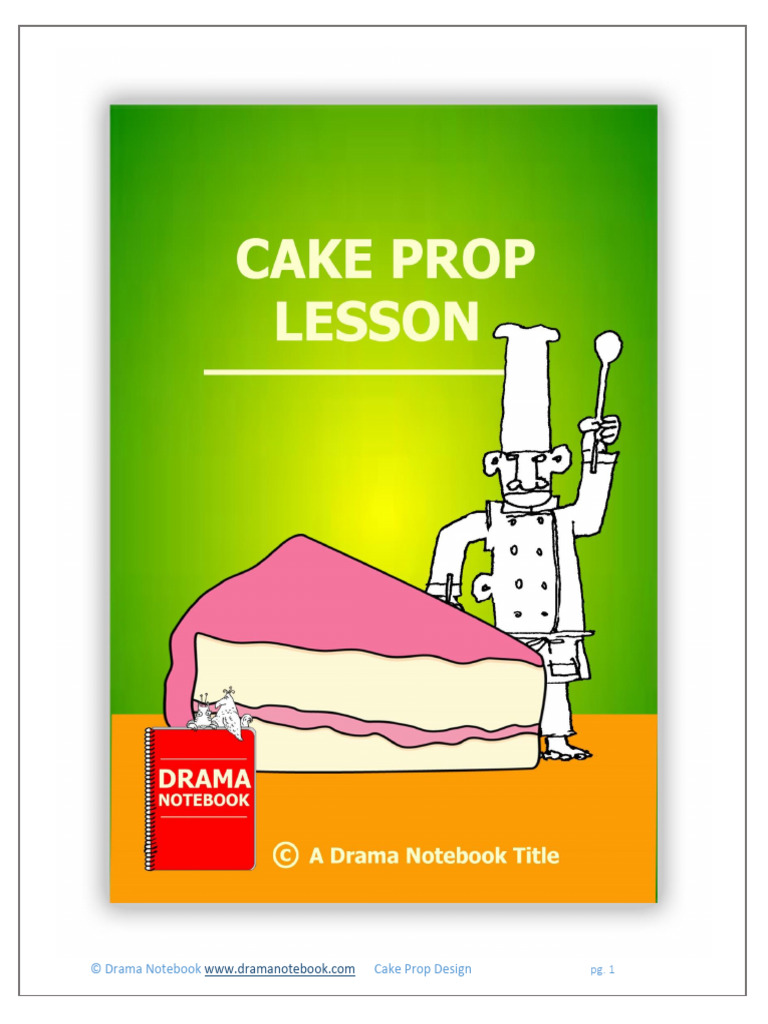 DN Lesson Cake Prop Design | PDF | Cakes