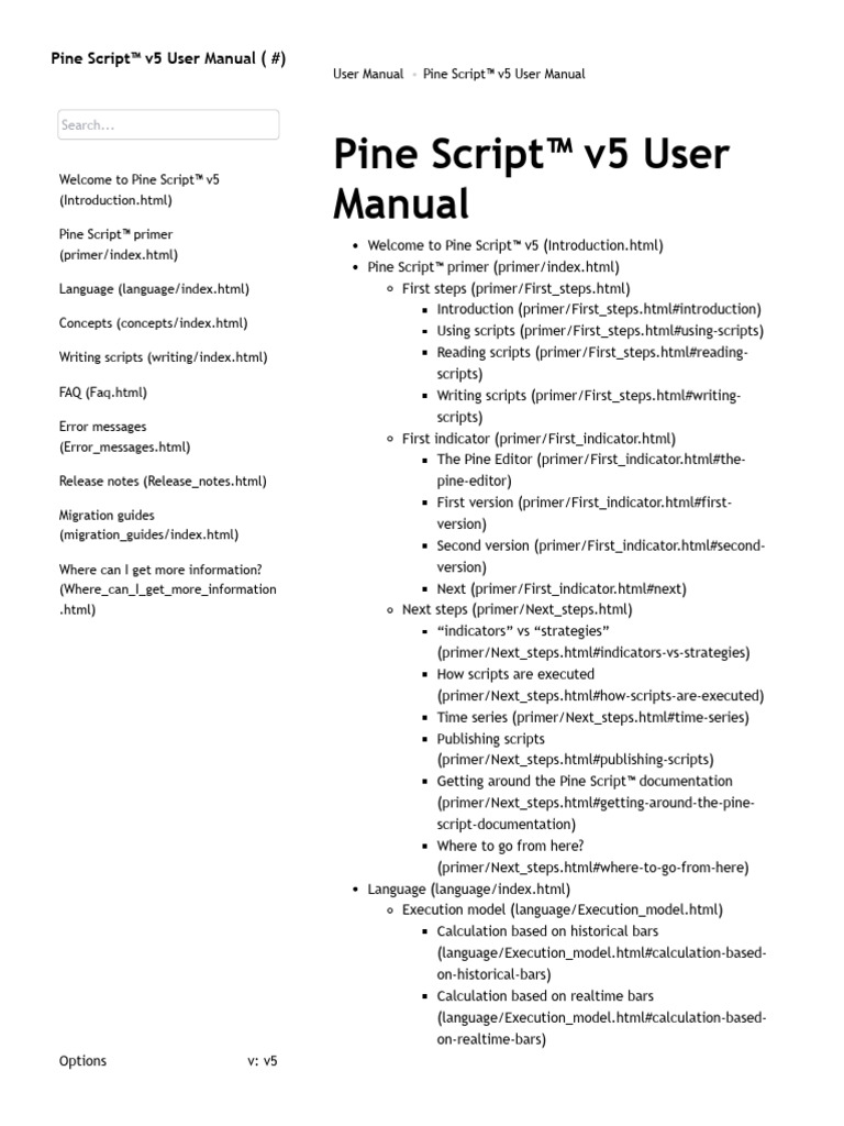 Pine Script™ V5 User 3 Pdf Variable Computer Science Scope Computer Science 0742