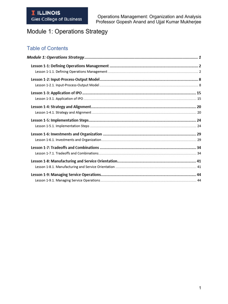 BADM 567 MOOC 1 Module 1 Word Transcript | PDF | Strategic Management ...