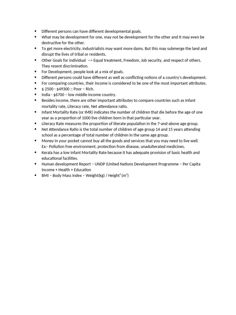 Diverse Development Goals Explained | PDF