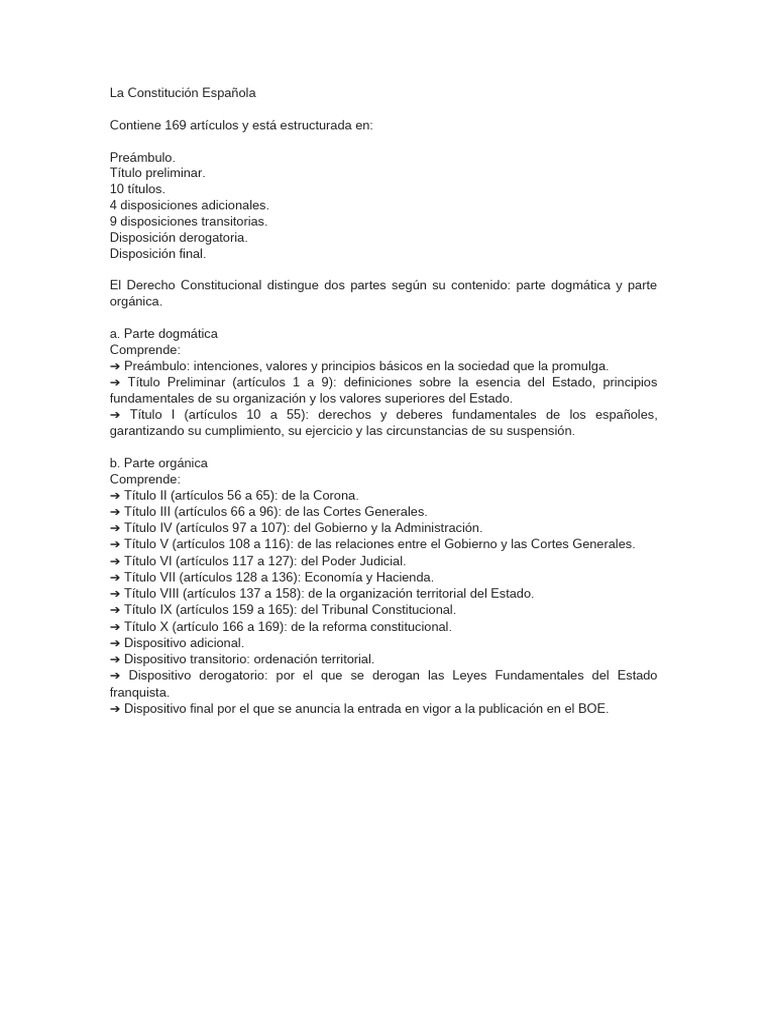 Constitución Española 1978 Pdf