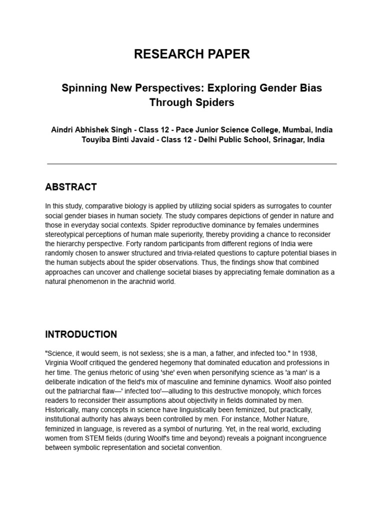 Research Paper - Spinning New Perspectives_ Exploring Gender Bias ...