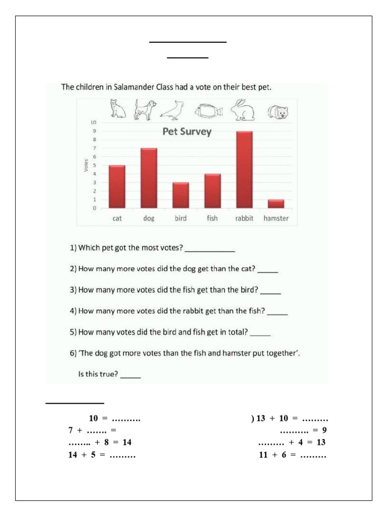 Math Practice Worksheet For Kids Pdf