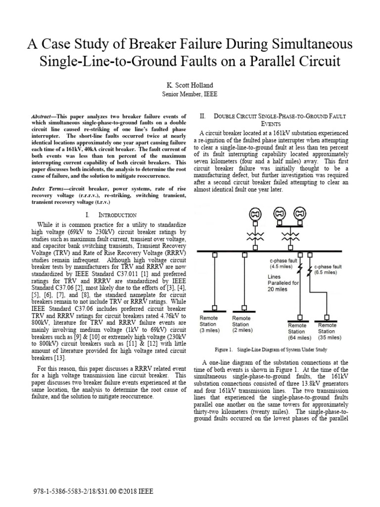 Analysis of Circuit Breaker Failures | PDF | High Voltage | Electric ...