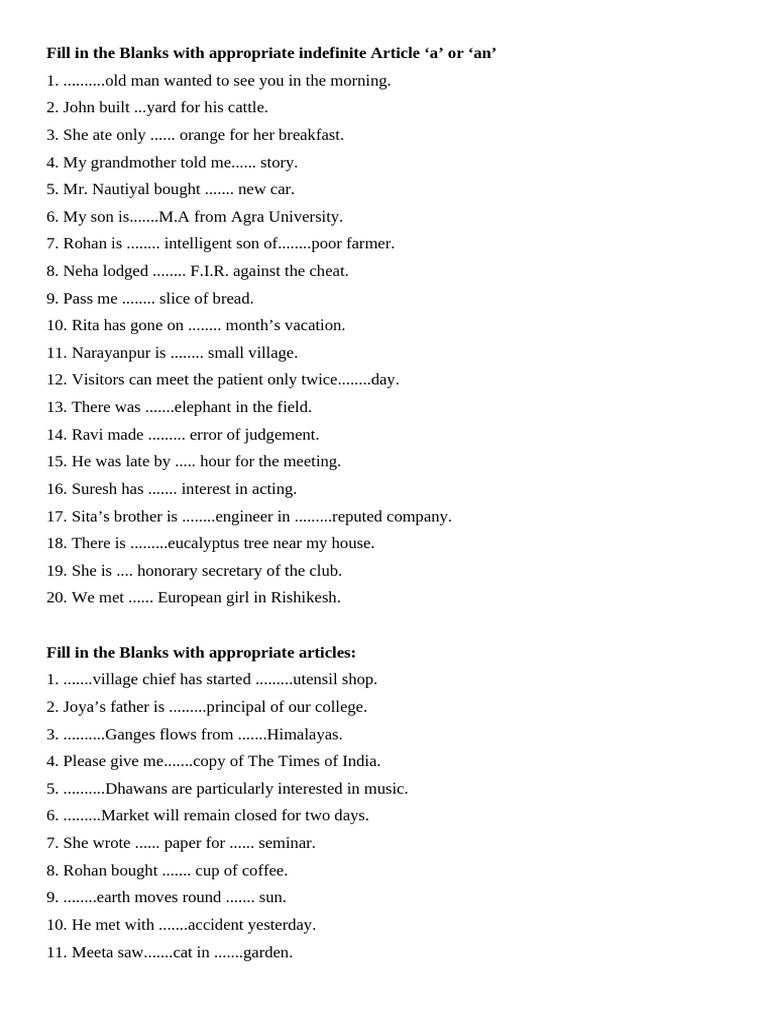 Indefinite Art Pdf