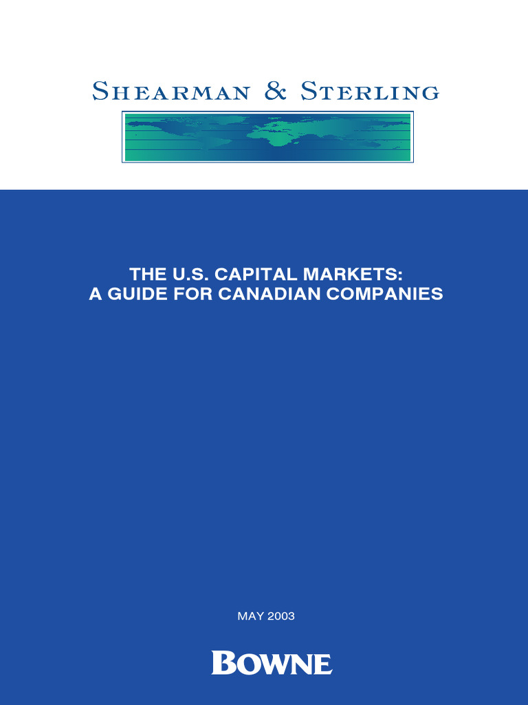 CM 0503 | PDF | Securities Act Of 1933 | Securities (Finance)