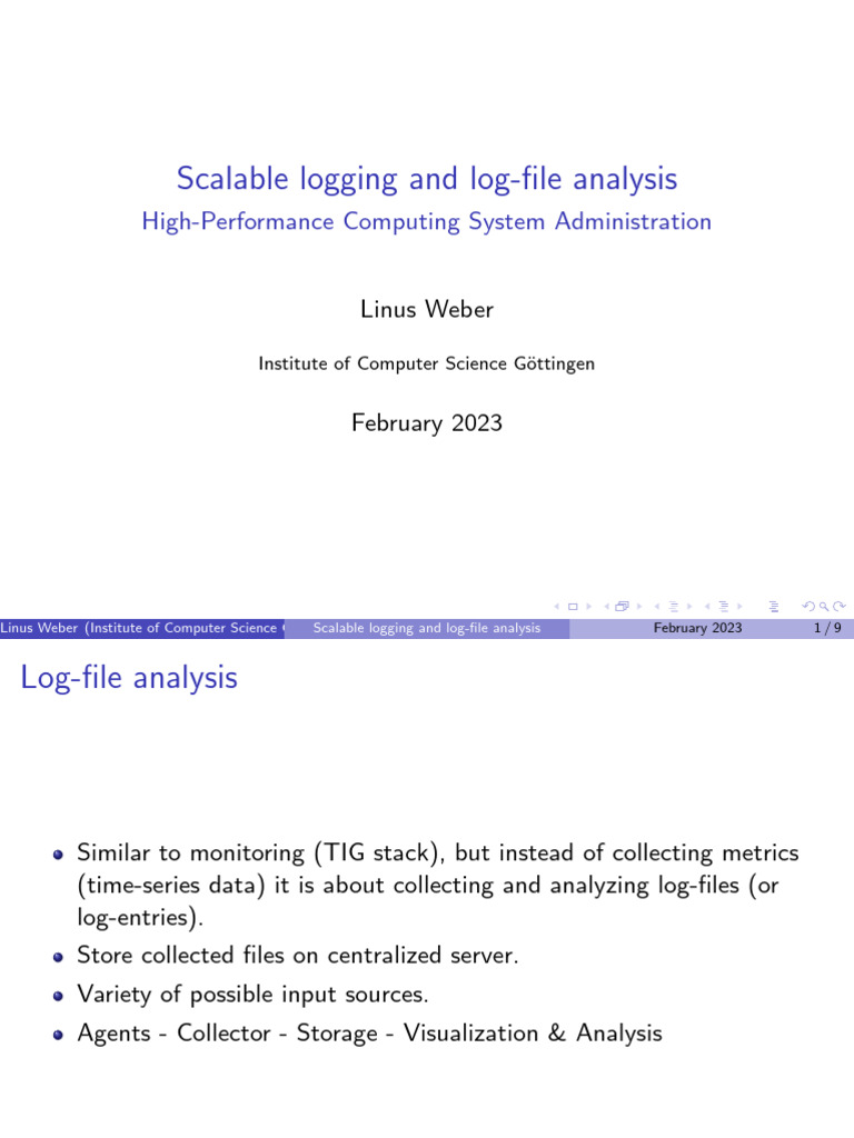 Hpcsa Block Logging Slides | PDF | Scalability | Software As A Service
