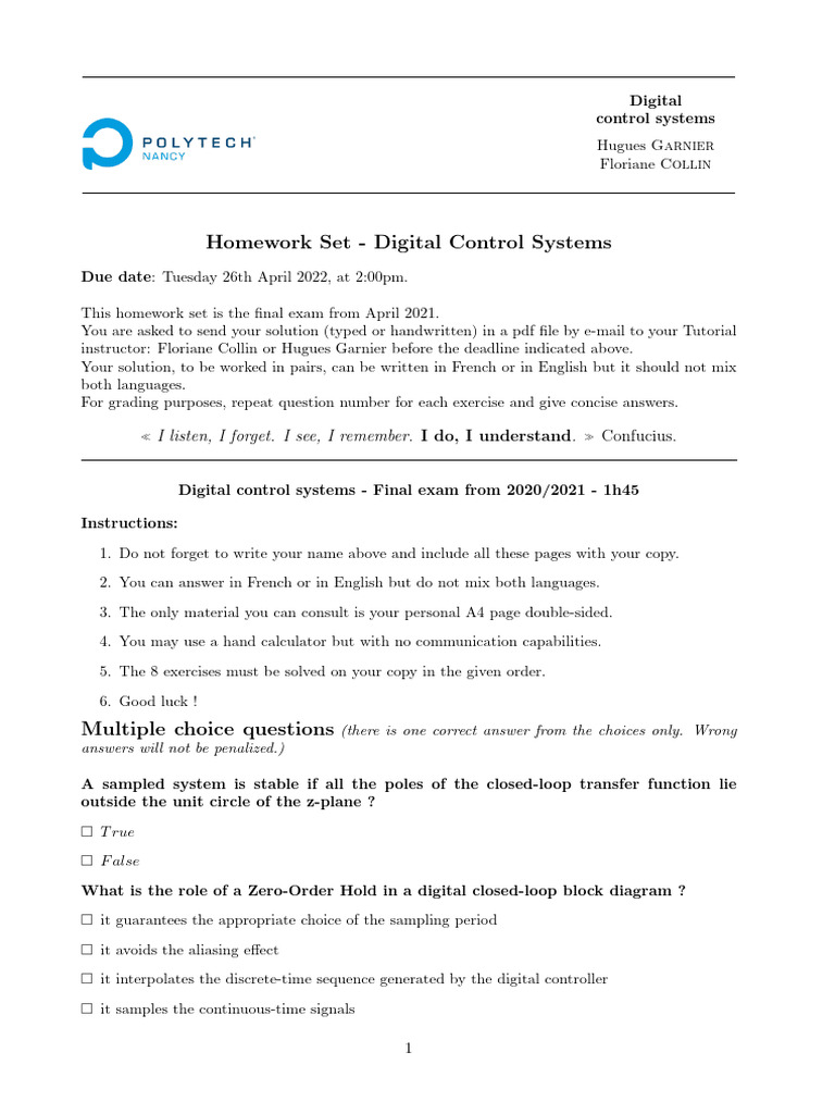 Dm Auto Num 3a Ia2r-Fise 2022 | PDF | Mathematical Analysis | Applied ...