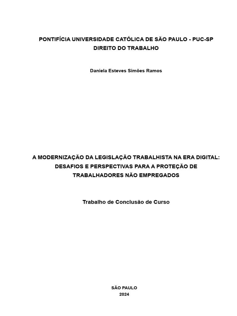MONOGRAFIA - DANIELA ESTEVES SIMOES RAMOS | PDF | Inteligência ...