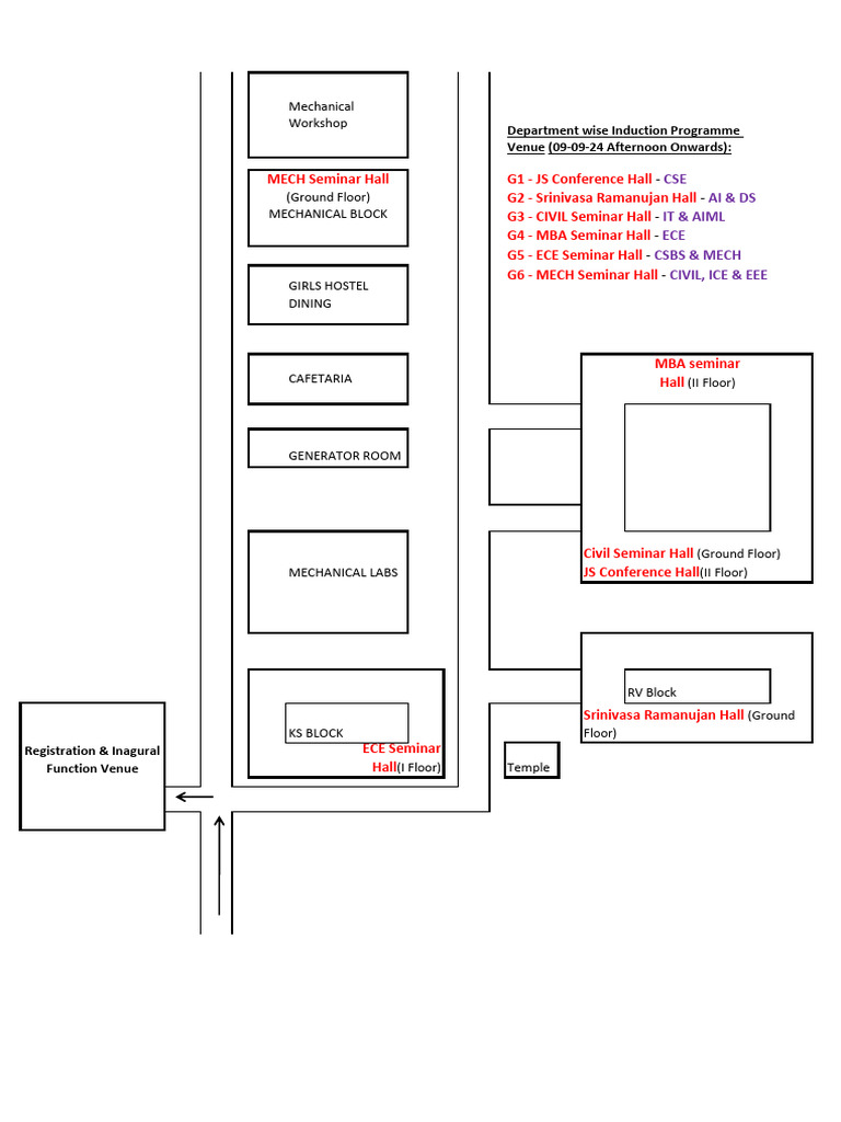 Layout - Induction Programme - 2024-2025 | PDF