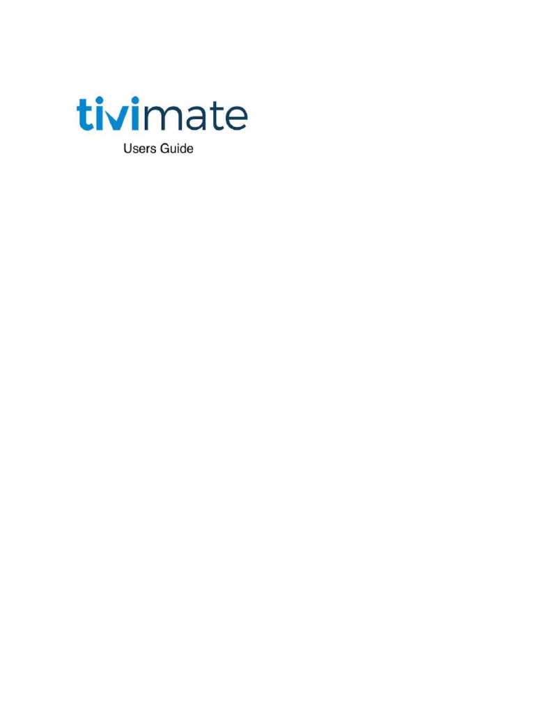 TiViMate Users Guide 5.0.4 | PDF | Computer File | Backup