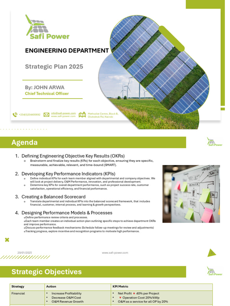 Engineering Department Strategic Plan 2025 | PDF | Performance ...