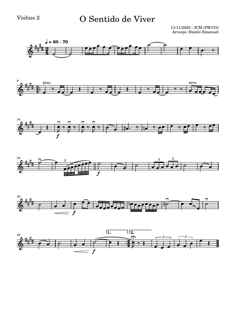O Sentido de Viver-Violino_2 | PDF