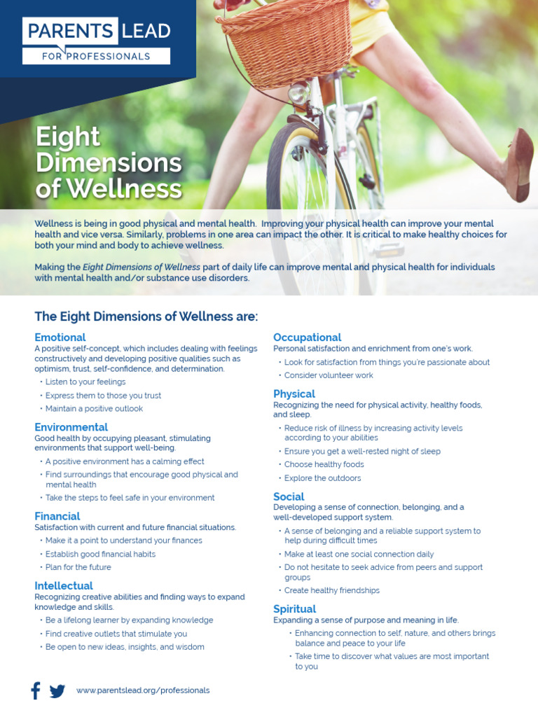 8 Dimensions of Wellness | PDF | Mental Health | Psychology