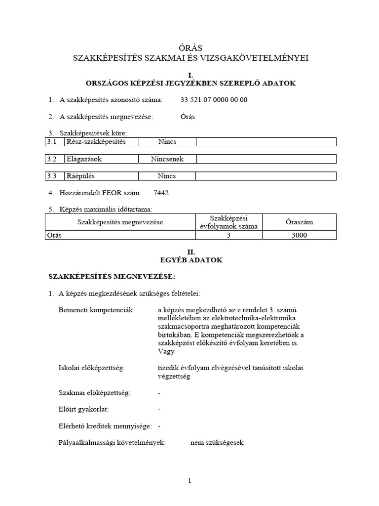 074 SZVK158 Oras | PDF