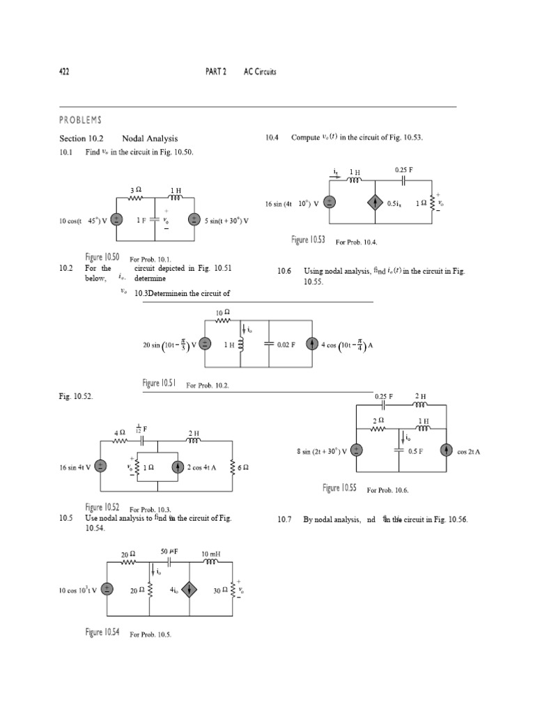 1625 - Lista Exercicios CKT 2 Primeiro Bimestre S1 2019 P2 | PDF | Electricity | Analog Circuits