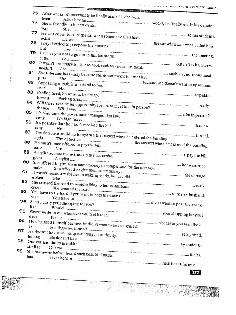 Transformations Fce | PDF