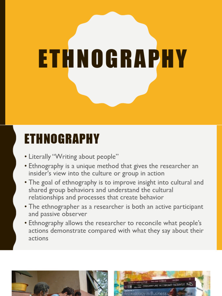 Ethnography and Fieldwork Basics | PDF