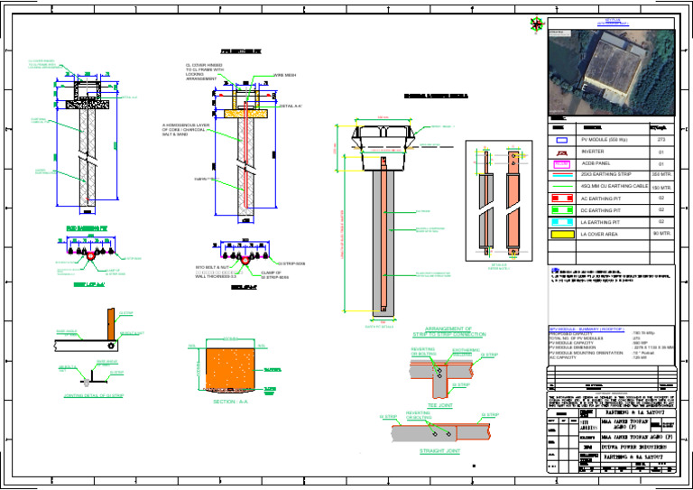 EARTHING PIT LAYOUT | PDF | Solar Panel | Electrical Engineering