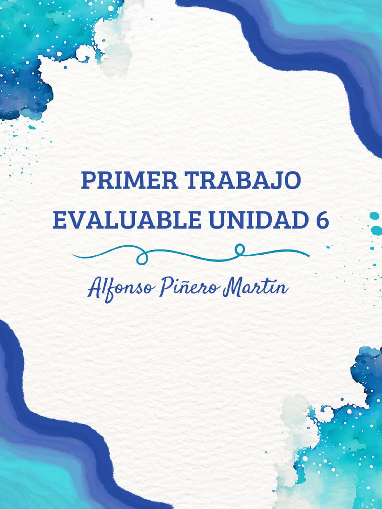 Primer Ejercicio Evaluable - Alfonso Piñero Martín | PDF | Bases de datos | Informática