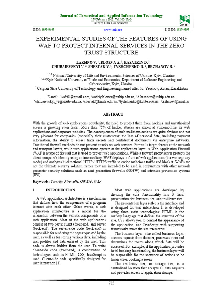 11Vol100No3 | PDF | Proxy Server | World Wide Web