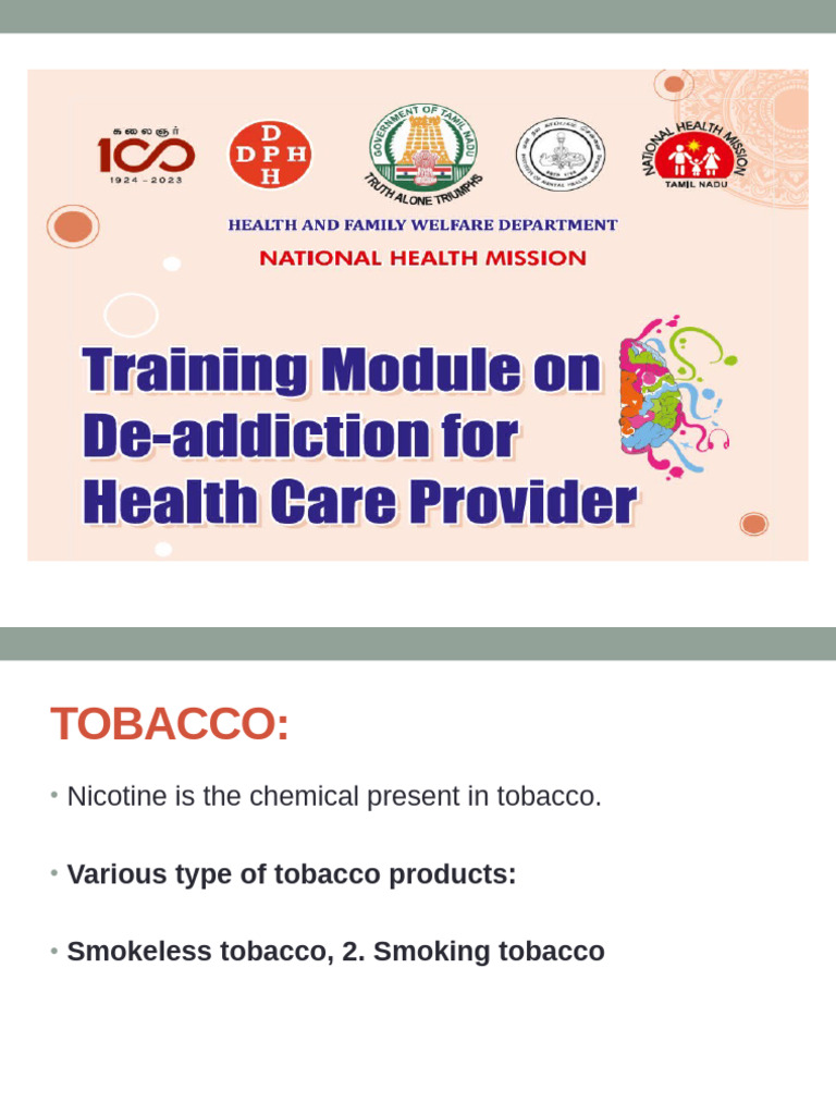 Tobacco and Substance Effects Guide | PDF | Smoking | Cannabis (Drug)