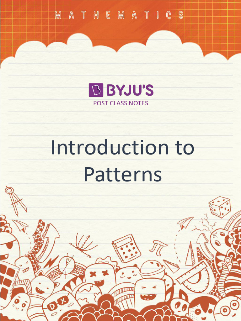 CBSE_G 04_Introduction to Patterns_Notes | PDF