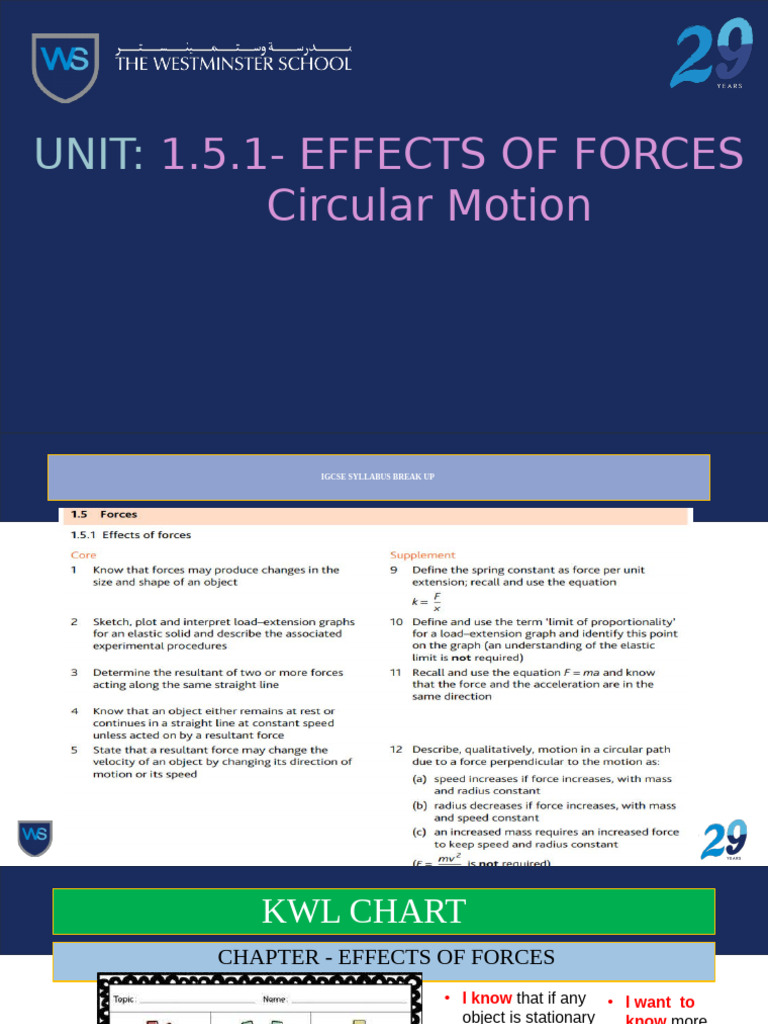 Effects of Forces Circular Motion | PDF | Force | Newton's Laws Of Motion