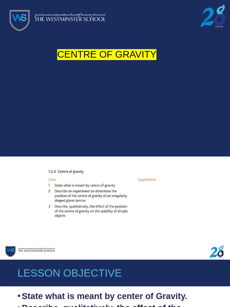 3.centre of GravityY | PDF | Center Of Mass | Applied And ...