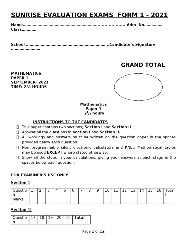 121 f1 Mathematics Qs | PDF | Litre | Elementary Mathematics