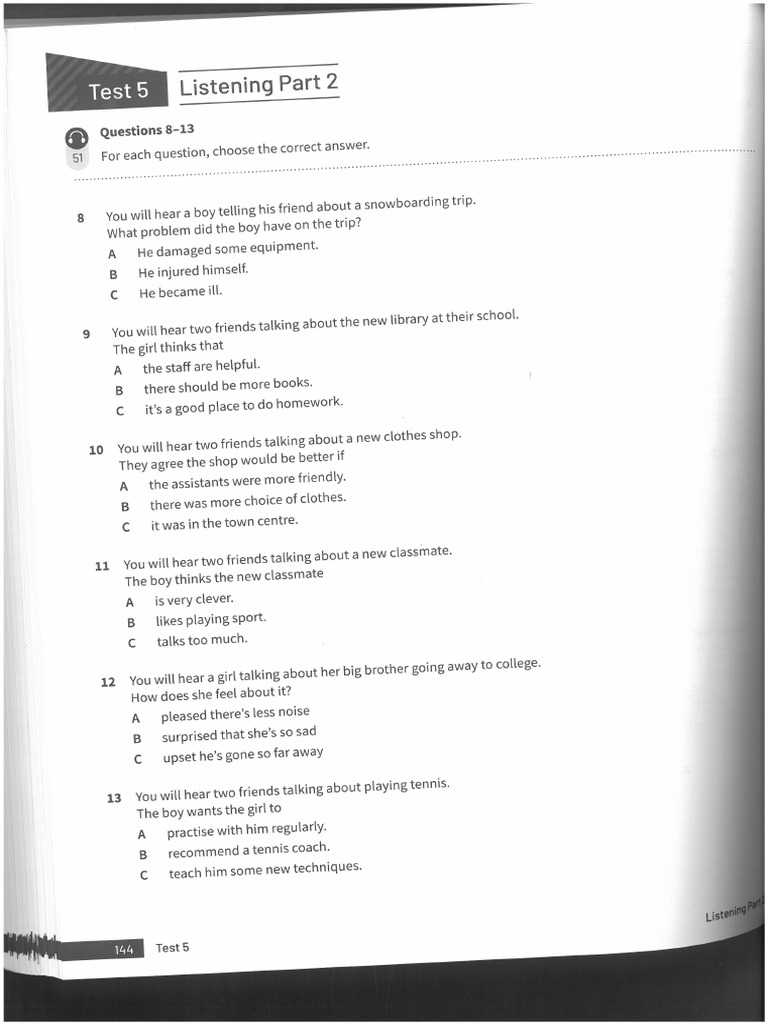 Listening Tasks (B1) | PDF